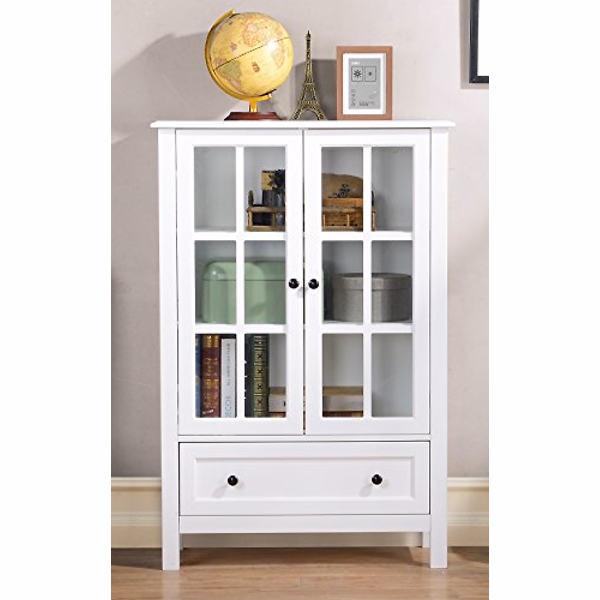 Signature Design by Ashley Miranda Accent Cabinet, 32"W x 12"D x 47"H, White