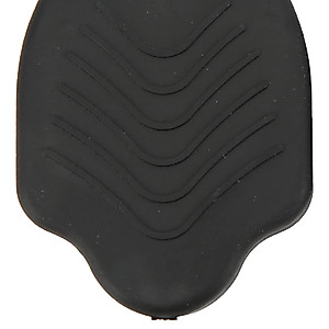 Yuecoom Cycling Cleats Cover, Black Rubber Bike Pedal Lock Shoe Protective Sleeve Cleats Protective Covers Set Road Bicycle Pedal Replacement Cover Shoe Cover Cleat for Mountain Bike