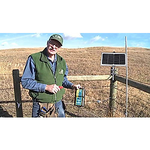 SUNER POWER 10 Watt Solar Panel Powered Charger Kit + + Tubular Mount Bracket for Automatic Gate Opener, Electrical Fence, etc