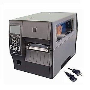Zebra ZT410 Barcode Label Printer | Thermal Transfer & Direct | Industrial, 4-Inch, 203dpi, USB and Ethernet Interfaces, Power Cable (Renewed)