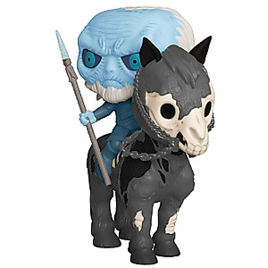 Funko Pop! Rides: Game of Thrones – Glow in The Dark White Walker and Horse Vinyl Figure, Amazon Exclusive
