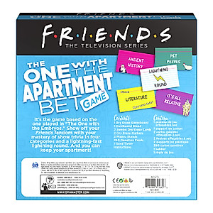 Friends The One with The Apartment Bet Game