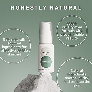 Balance Me Congested Skin Serum 0 5 fl oz Acne Spot Gel for All Skin Types Targets Blemishes Reduces Redness Calms Clears Vegan Natural