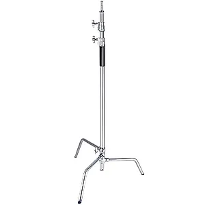 Neewer Stainless Steel Heavy Duty C-Stand, 5-10 feet/1.5-3 Meters Adjustable Photographic Sturdy Tripod for Reflectors, Softboxes, Monolights, Umbrellas