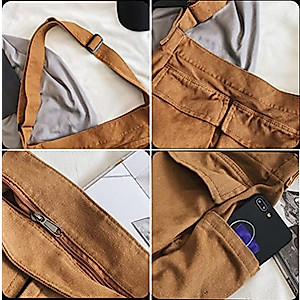 Hobo Bag Women Canvas Messenger Bag Large Satchel Bag College Bag Crossbody Bag Shoulder Tote Handbag 2023