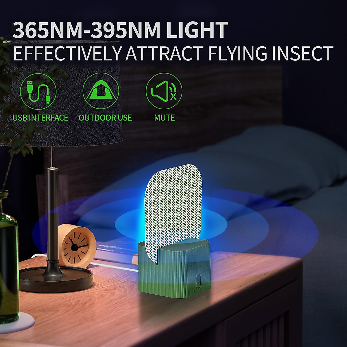 Fruit Fly Trap for House, Gnat Trap for Indoor, (2 Devices and 10 Refills) Flying Insect Traps for Home and Patio, Fly Catcher for Outdoor - 500 Sq Ft of Protection