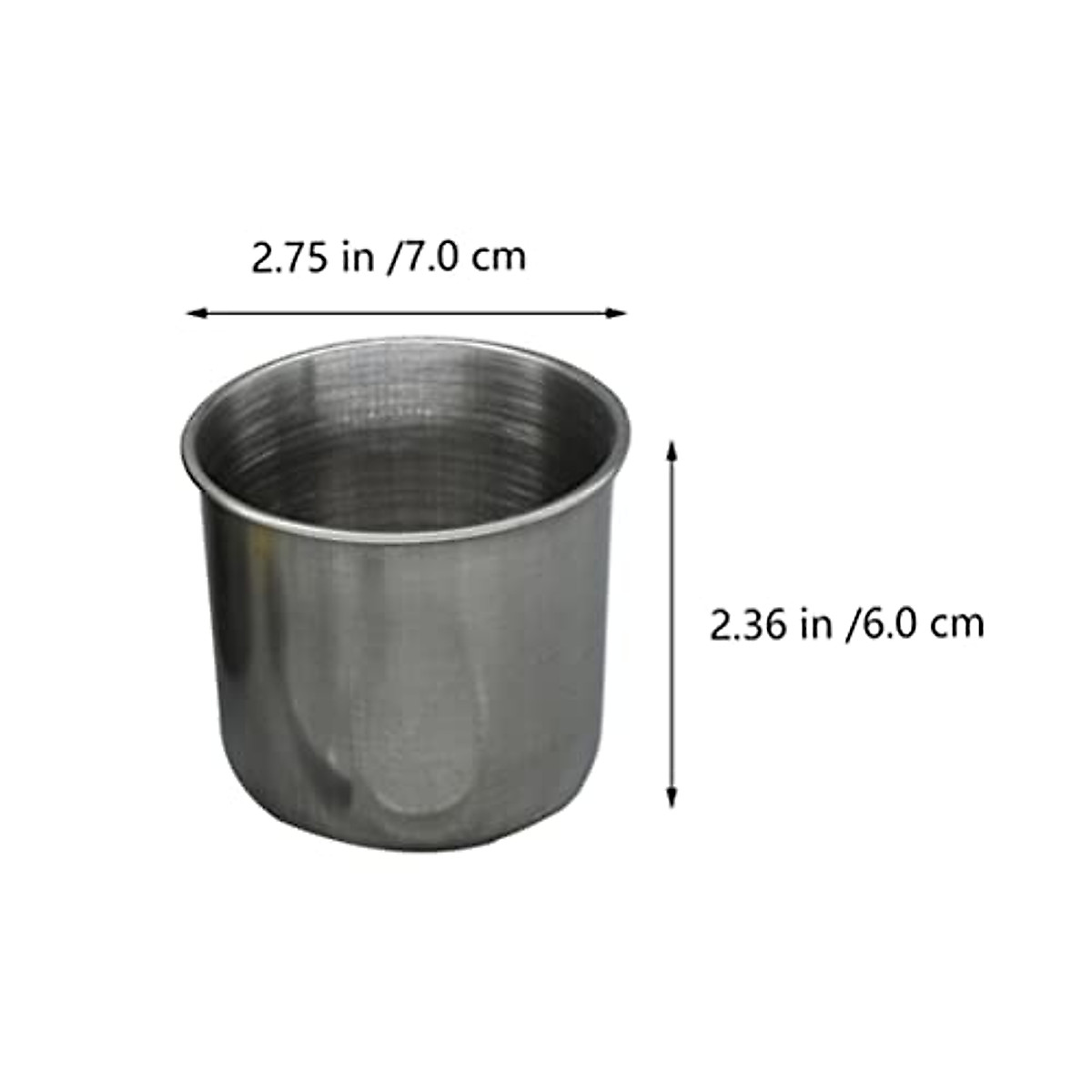 POPETPOP Bird Water Dispenser Bird Feeding Cups, Parrot Food Bowl Clamp Holder Coop Cup, 1 Set Dish Stainless Steel Bird Bowls Parrot Feeders Water Cage Bird Water Dispenser Parakeet