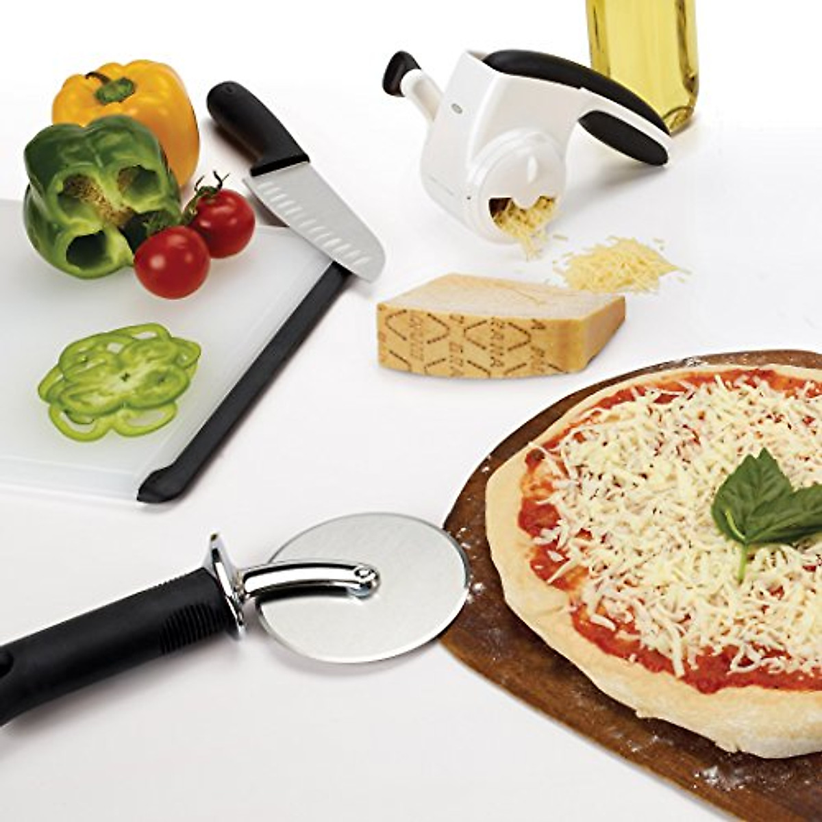 OXO Good Grips Stainless Steel 4-Inch Pizza Wheel and Cutter