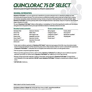 Select Source Quinclorac 75 Herbicide - 1 Pound (Drive 75, Quinstar) by