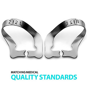 SURGICAL ONLINE Endodontic Rubber Dam Clamp Kit - Professional Grade Dental Clamps, Multipack for Dental Procedures