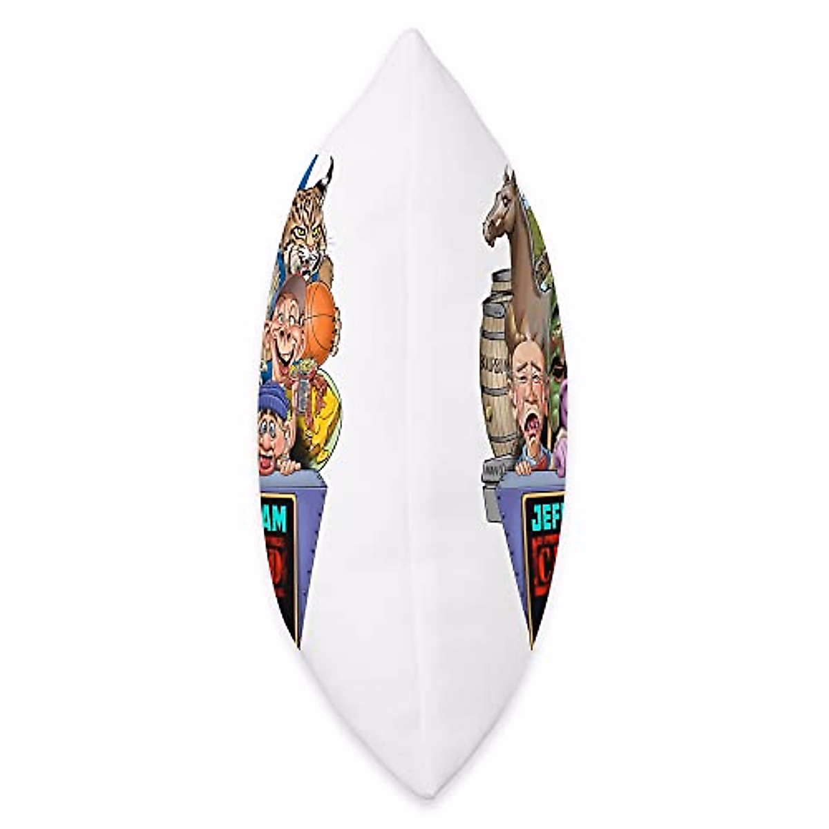 JEFF DUNHAM Lexington, KY (2023) Throw Pillow, 16x16, Multicolor