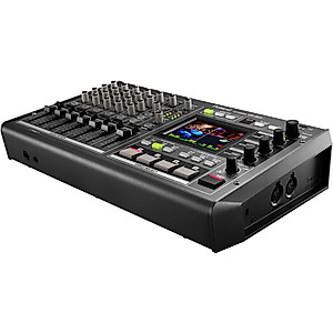 Roland VR-3EX All-in-one AV Mixer with Built-in USB Port for Web Streaming and Recording, 2.5" Multiview Touchscreen Monitor, Standard Definition 16:9 Mixing Engine, Scalers on Channel 4 and Output