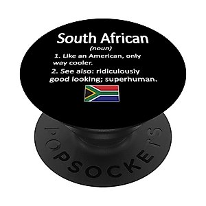 South African Definition South Africa Flag PopSockets Standard PopGrip