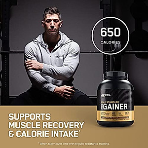 Optimum Nutrition GS Pro Gainers Weight Gainer Protein Powder,Vitamin C and Zinc for Immune Support, Double Rich Chocolate, 10.19 Pounds (Packaging May Vary)