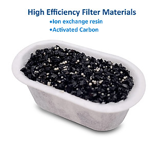 Advanced Replacement Water Filter Cartridges for Mr. Coffee Easy Measure and Dishwashable 12-Cup Coffee Makers, 2-step Advanced Filtration System with Activated Carbon and ion Exchange Resin (6 Pack)