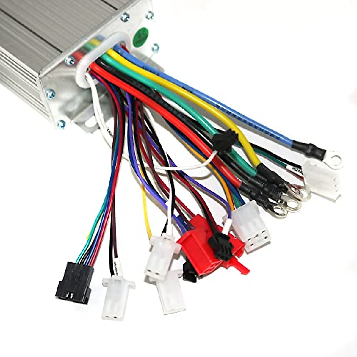 Bike Fender Dual Drive 36V/48V/60V 1000W BLDC Electric Scooter Controller E-Bike 2 pcs brushless Speed Driver and 1Pcs LCD Display one Set Mud Guards (Size : 36V Set)