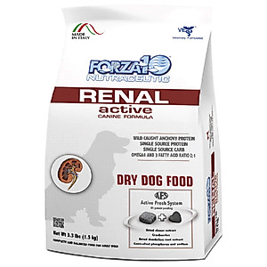 Forza10 Kidney Care Dog Food, Dry Renal Dog Food for Adult Dogs, 8.8 Pound Bag, Fish Flavor Kidney Failure Dog Food for All Breeds and Sizes