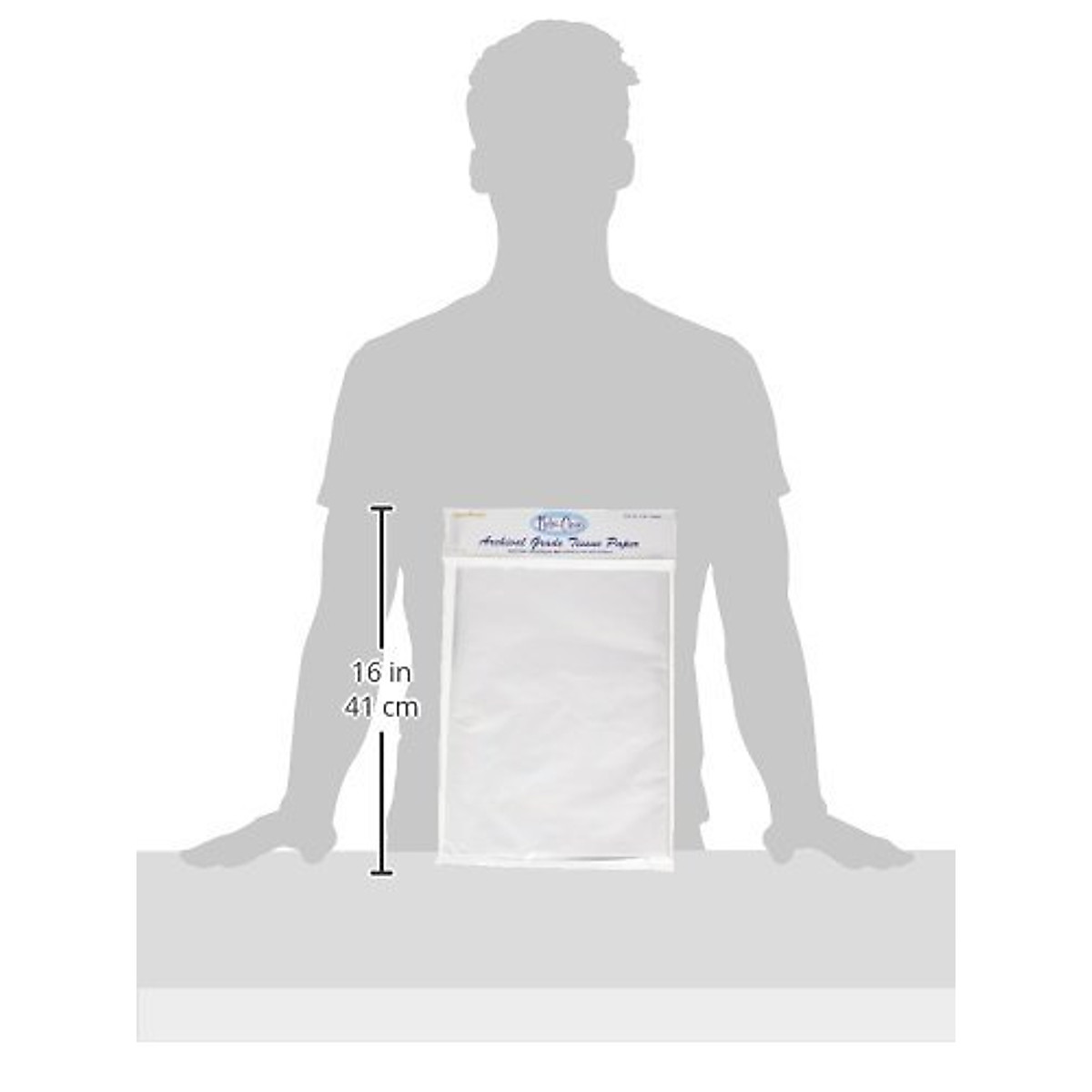 RetroClean Unbuffered Archival Grade Tissue Paper, 24-Inch x 36-Inch, 12 sheets