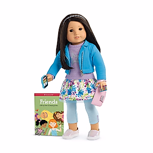 American Girl Truly Me 18-inch Doll #64 with Brown Eyes, Black Hair, and Light Skin with Neutral Undertones, For Ages 6+