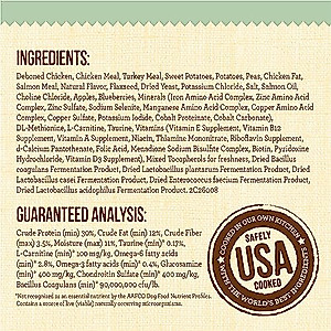 Merrick Lil' Plates Small Breed Dog Food, Grain Free Senior Real Chicken and Sweet Potato Recipe, Small Dog Food - 4 lb. Bag