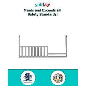 Suite Bebe Astoria Toddler Guard Rail, Grey