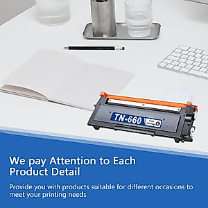 TN-660 TN 660 1 Pack Replacement for Brother High Yield TN660 Toner Cartridge, Black, Page Yield Up to 3,200 Pages, HL-L2300D HL-L2305W HL-L2340DW HL-L2360DW HL-L2320D MFC--L2740DW DCP-L2540DW Printer