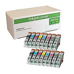 Inkjetcorner Compatible Ink Cartridges Replacement for CLI-42 CLI42 for use with Series Pro-100 (2 Black, 2 Cyan, 2 Magenta, 2 Yellow, 2 Photo Cyan, 2 Photo Magenta, 2 Gray, 2 Light Gray, 16-Pack)
