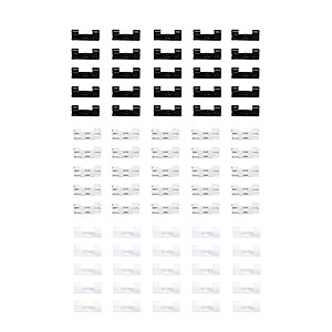 120pcs Fastener Wire Home Cable Fixation Cord Cable Organizer Cord Management Self-Adhesive Cable Clips Cord Organiser Self-Adhesive Cable Clamp Cable Clamps Small TPR Fixing Seat