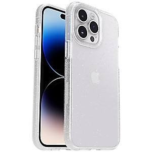 OtterBox IPhone 14 Pro (ONLY) Prefix Series Case - STARDUST (Clear/Glitter), ultra-thin, pocket-friendly, raised edges protect camera & screen, wireless charging compatible