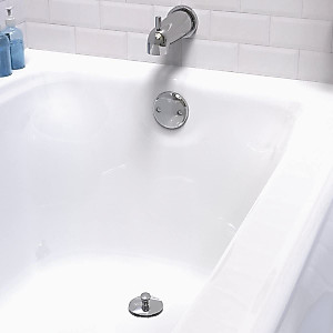 Plumb Pak K826-36PC Universal Roller Ball Tub Stopper, Polished Chrome