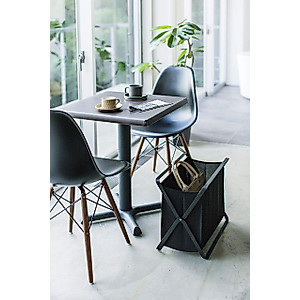 YAMAZAKI home Tower Storage Hamper Black