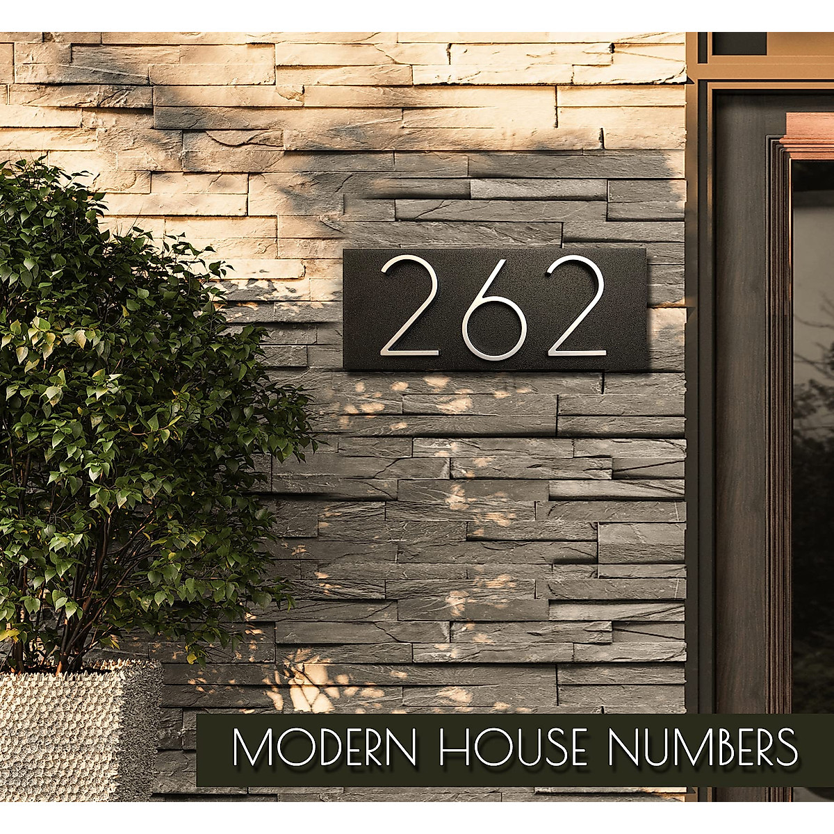 House Numbers | Address number in Vertical and Horizontal mode | Address plaques for outside | Personalized gift | Housewarming gift idea | Address signs | Modern house numbers