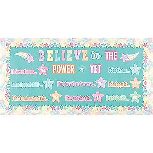 Teacher Created Resources Pastel Pop Stars Die-Cut Border Trim