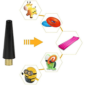 HDNNC Ball Pump Needle, Air Pump Needle, Inflation Needles Nozzle for Basketball Football Volleyball Swim Ring Balloon, All Other Sports Balls -10PACK