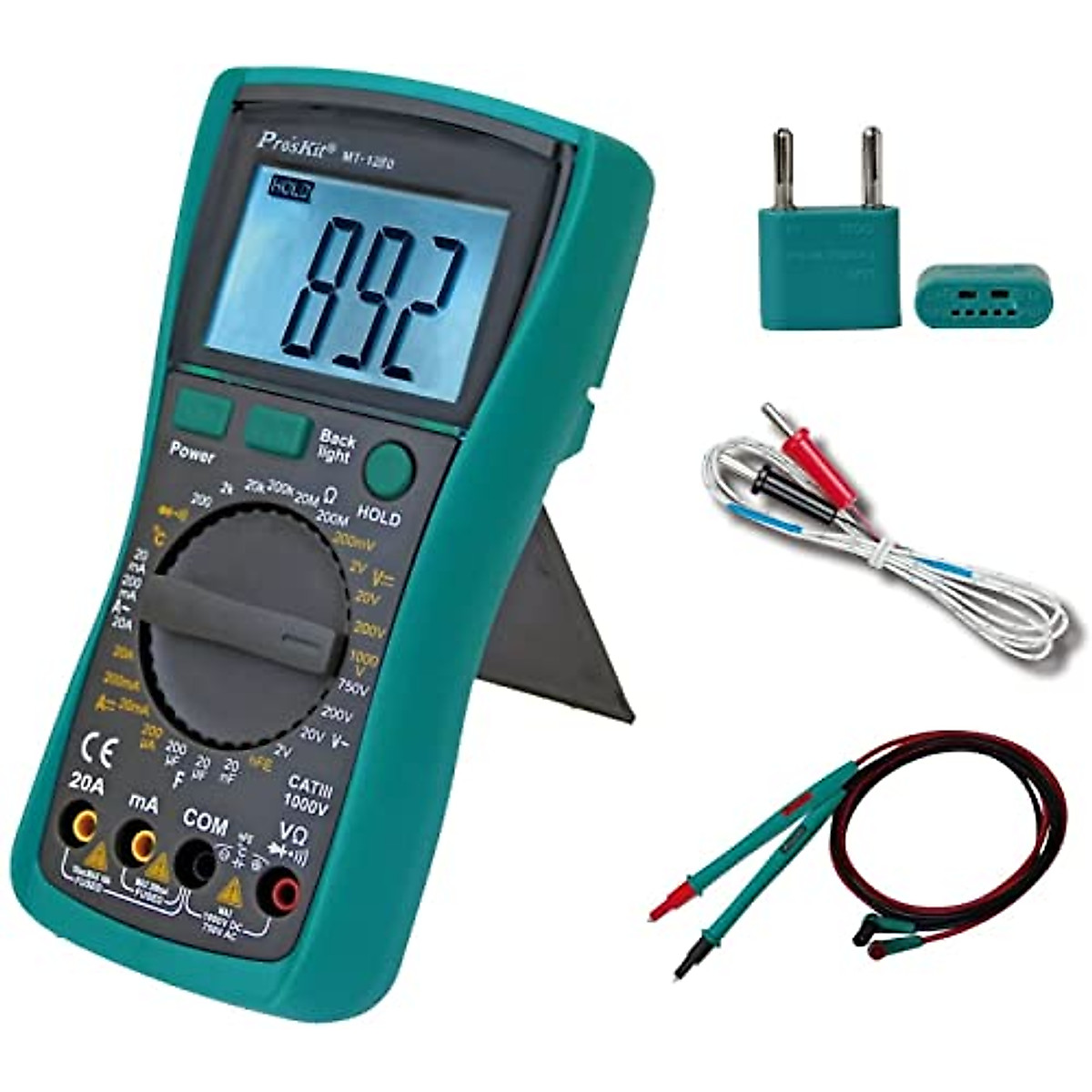 Eclipse Tools MT-1280 Pro'sKit Multimeter, Digital