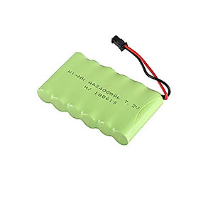 Parts & Accessories 7.2V 2400mah NIMH Battery Pack Battery nimh 7.2v aa nimh Battery ni-mh 7.2v for Remote Control Electric Toy Tool Boat car Parts - (Color: for Tamiya Plug)