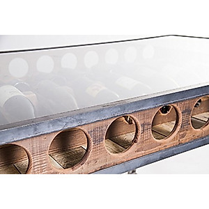 reclaimed winerack dining table