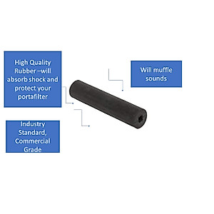 Rattleware Rubber Replacement Knock Box Bar Cover - Durable & Easy-to-Install Espresso Waste Solution, Fits Select Models with Welded Bars, High-Quality Design (6.25")