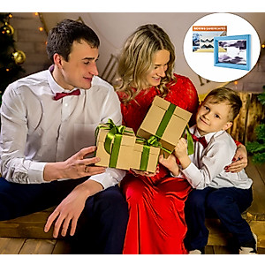 ANXUS Moving Sand Art Liquid Motion Bubble, Flowing Sand Art Picture, Desktop Art, Sensory Calming Fidget Desk Decor, Voted Best Gift! (Purple)