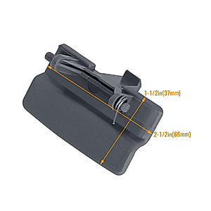 KUAFU Gray Center Console Jump Seat Lid Latch Compatible with 2010-2018 Ford F150 F-150 Replacement for BL34-18672A66