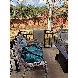 Jalousie 3 Pack Extra Large Heavy Duty Storage Bags Moving Bag Totes Storage Bin Space Saver Travel Duffel Bags - Made of Tough 600D Oxford (Black-Red 3 Pack)