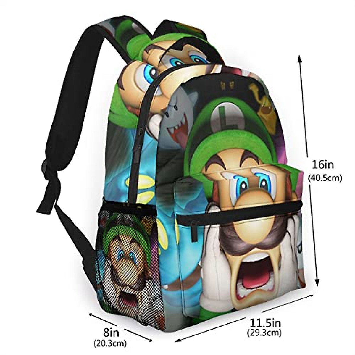 PINttyone Game Horror Adjustable Laptop Backpack School Student Book Bag Satchel Rucksack Shoulders Daypack