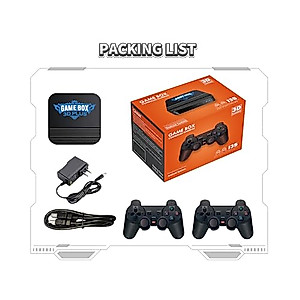 Ampown I3s Retro Game Console Built in 20,000+ Games, Dual 2.4G Wireless Controllers, Video Game Consoles for 4K TV HDMI Output with 20+ Emulators with 64G