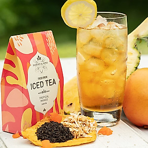 Harney Tropical Mango Fresh Brew Iced Tea, Three 2-quart bags