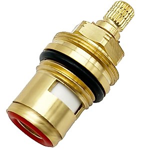 013787-45 Ceramic Cartridge Assembly Fits for T&S Brass Faucets, Pressure 20PSI-125PSI Temperature 40F-140F, Ceramic Cartridge Faucet Filter Replacement - HOT