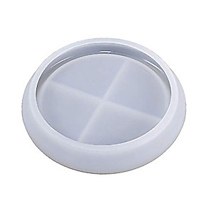 Mold Mug Pad Tray Resin Casting Mold Plaster Soap Casting Epoxy Mould DIY Craft Dish Cup Mat Plate Silicone Mold Christmas Moulds