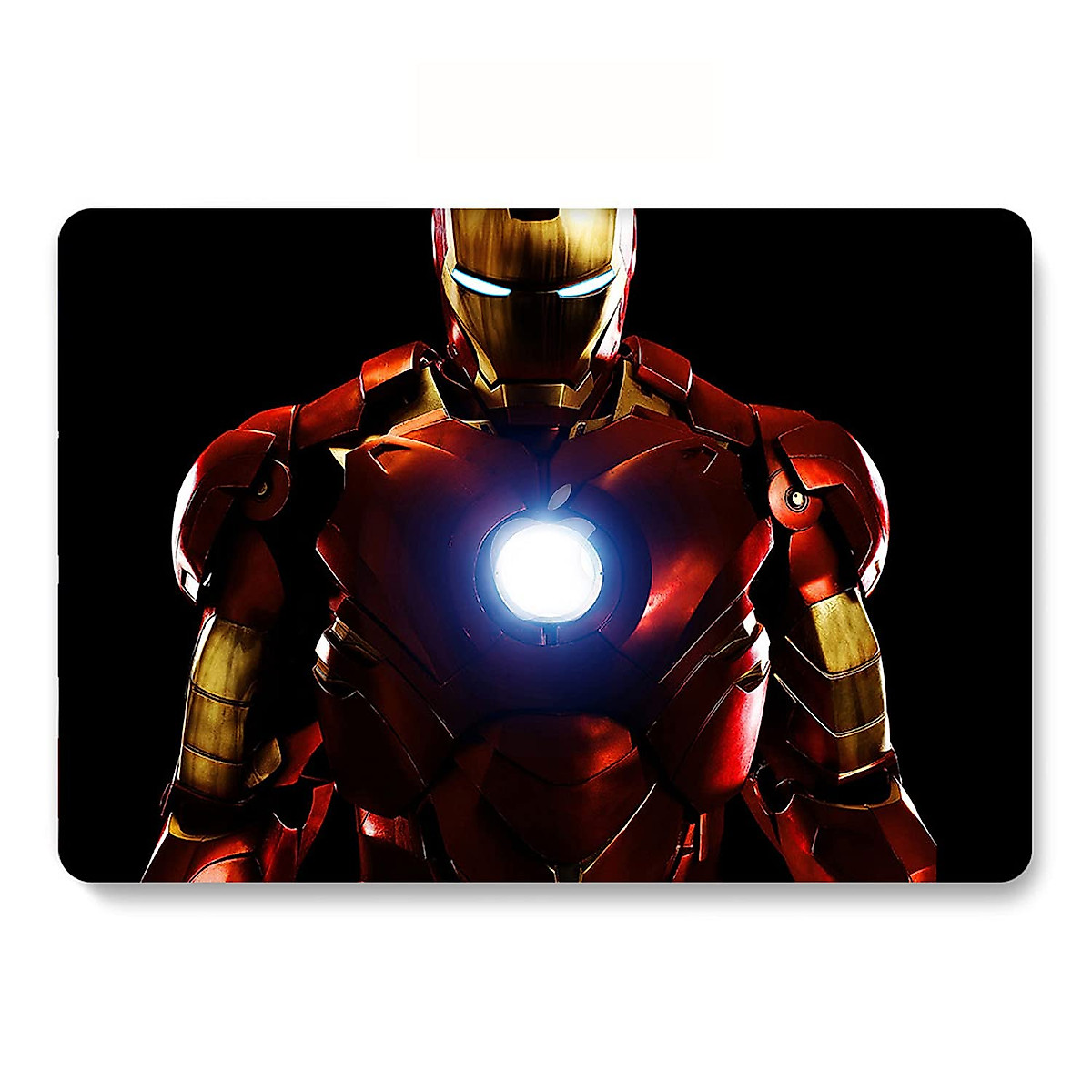 Bandless Case Compatible with MacBook Air 13 Retina 2020 2019 A2337 M1 A2179 A1932, Plastic Protective Hard Shell + Keyboard Cover for inch Touch ID - Ironman 1 A2337/A2179/A1932 (Air 2018-2020)