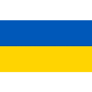 Ukraine Flag Magnet - for Car and Refrigerator - 3.5" x 2" - Authentic Ukrainian Flag Colors
