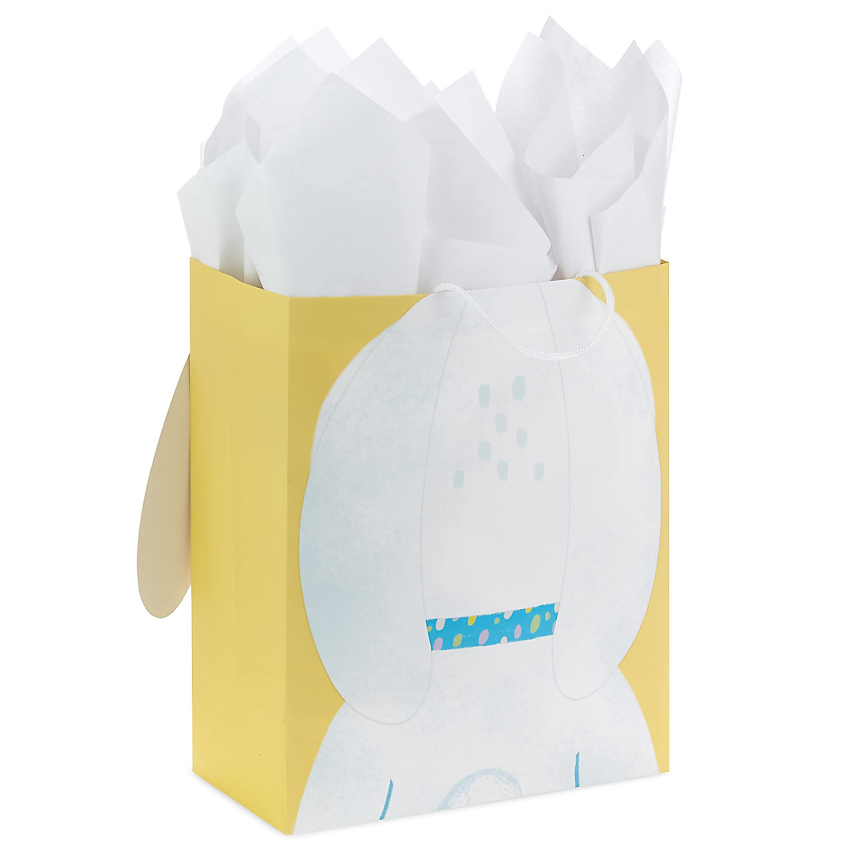 Hallmark 13" Large Easter Gift Bag with Tissue Paper (Easter Bunny with Egg) for Easter Egg Hunts, Easter Baskets, Easter Presents
