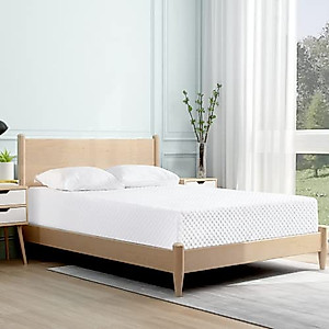 OTRIEK King Size Mattress, 6 Inch Gel Infused Memory Foam Mattress Medium-Firm Mattress for Pressure Relief & Cooling Sleep, CertiPUR-US Certified, Bed in a Box (King)